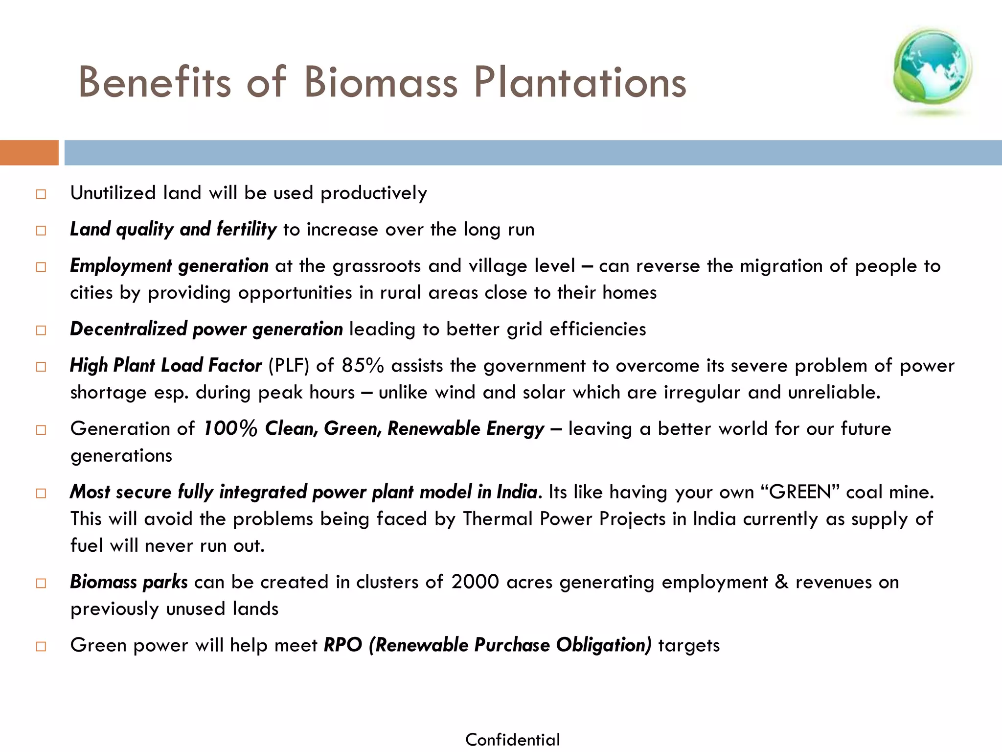 Captive biomass energy plantations | PDF