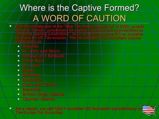 Captive/CIC Presentation | PDF