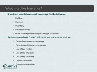 Captive Insurance Group - A Risk Management Strategy | PDF | Pet ...