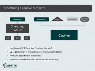 Captive Insurance Group - A Risk Management Strategy | PDF