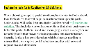 Wifi Captive Portal Solution in Dubai.pptx
