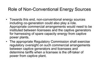Captive power Policy | PPTX