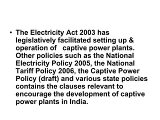 Captive power Policy | PPTX