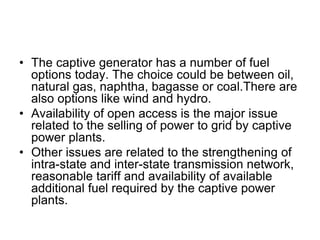 Captive power Policy | PPTX