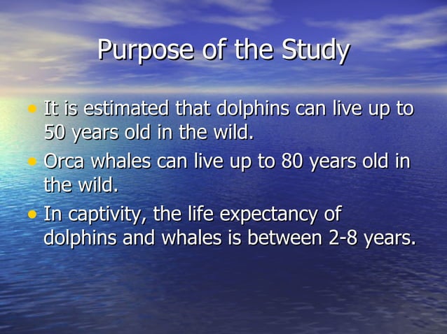 Captivity of dolphins and whales | PPT