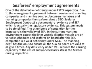 Capt Kashyap Shukla - MLC Presentation By Sailing Master | PPT