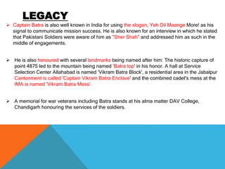 Captn vikram batra | PPTX