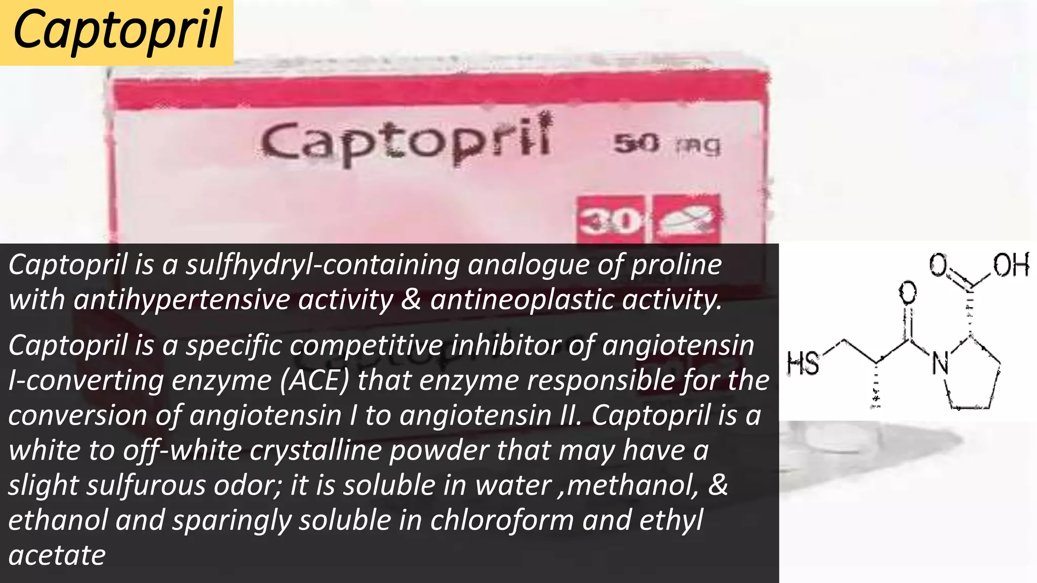 Captopril | PPTX