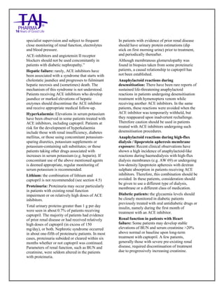 Captopril Tablets SmPC Taj Pharmaceuticals | PDF