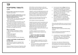 Captopril 25mg tablets_pil__taj_pharmaceuticals | PDF