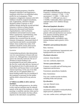 Captopril 25 mg tablets smpc taj pharmaceuticals | PDF