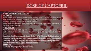 CAPTOPRIL PRESENTATION Pharmacology pptx | PPTX