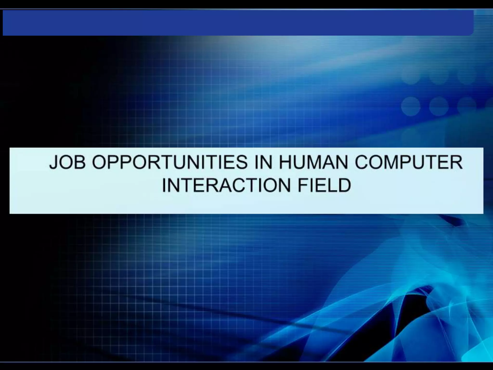 What is Human Computer Interraction | PPT