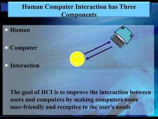 What is Human Computer Interraction | PPT