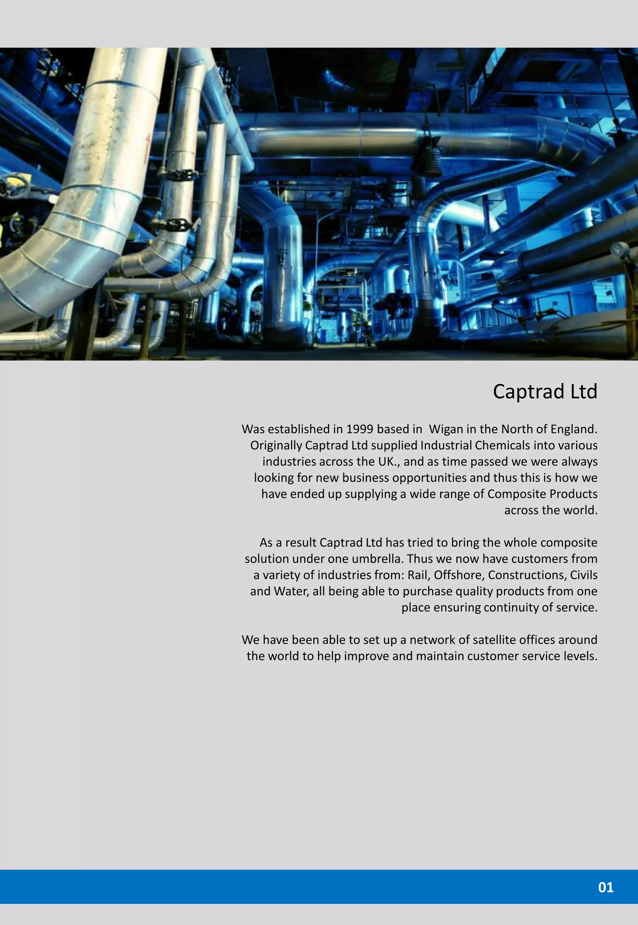 Captrad Cable Systems - GRP Cable Tray, GRP Cable Troughs, Recycled Plastic Cable Troughs & GRP ...
