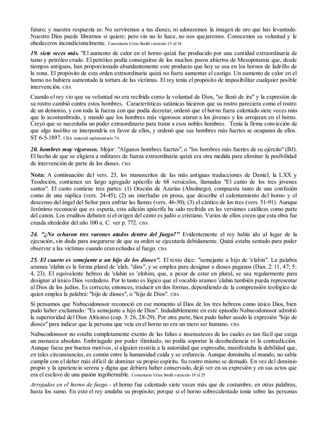 DANIEL | Capítulo 3 | PDF | Christianity | Religion & Spirituality