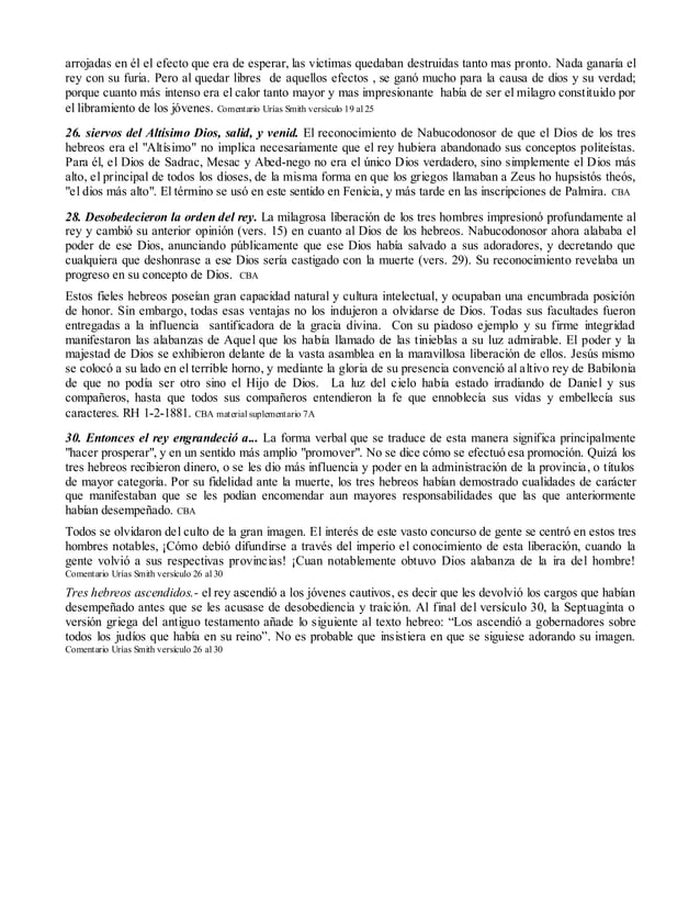 DANIEL | Capítulo 3 | PDF | Christianity | Religion & Spirituality