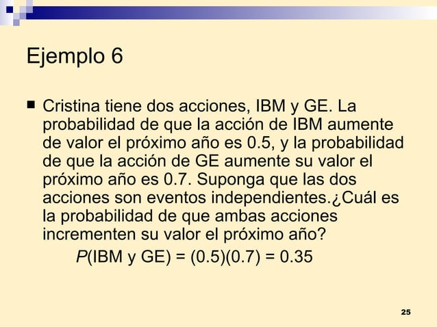 Capítulo 05, Revisión de algunos conceptos de probabilidad | PPT