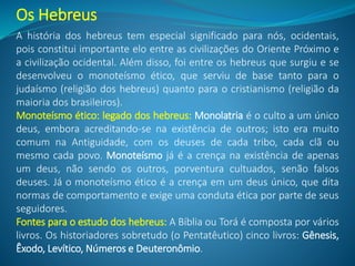 Capítulo 5 - Hebreus, fenícios e persas | PPTX