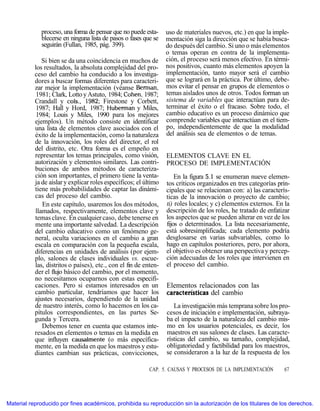 Capítulo 5 causas y procesos de la implementación y continuación del ...