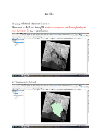 CAPTURE วิชา Land Use Mapping Techniques | DOCX