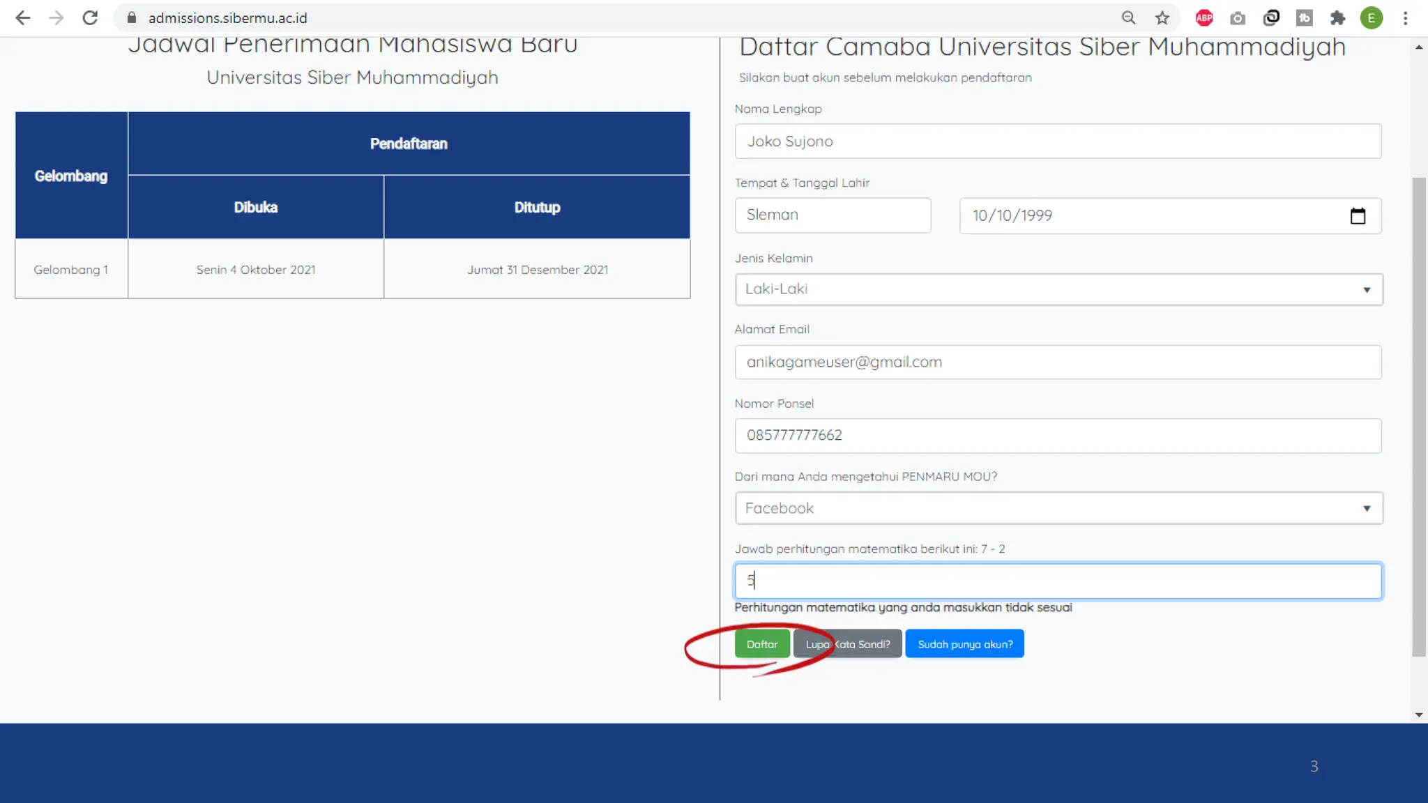 Panduan Portal Admisi Universitas Siber Muhammadiyah.pptx