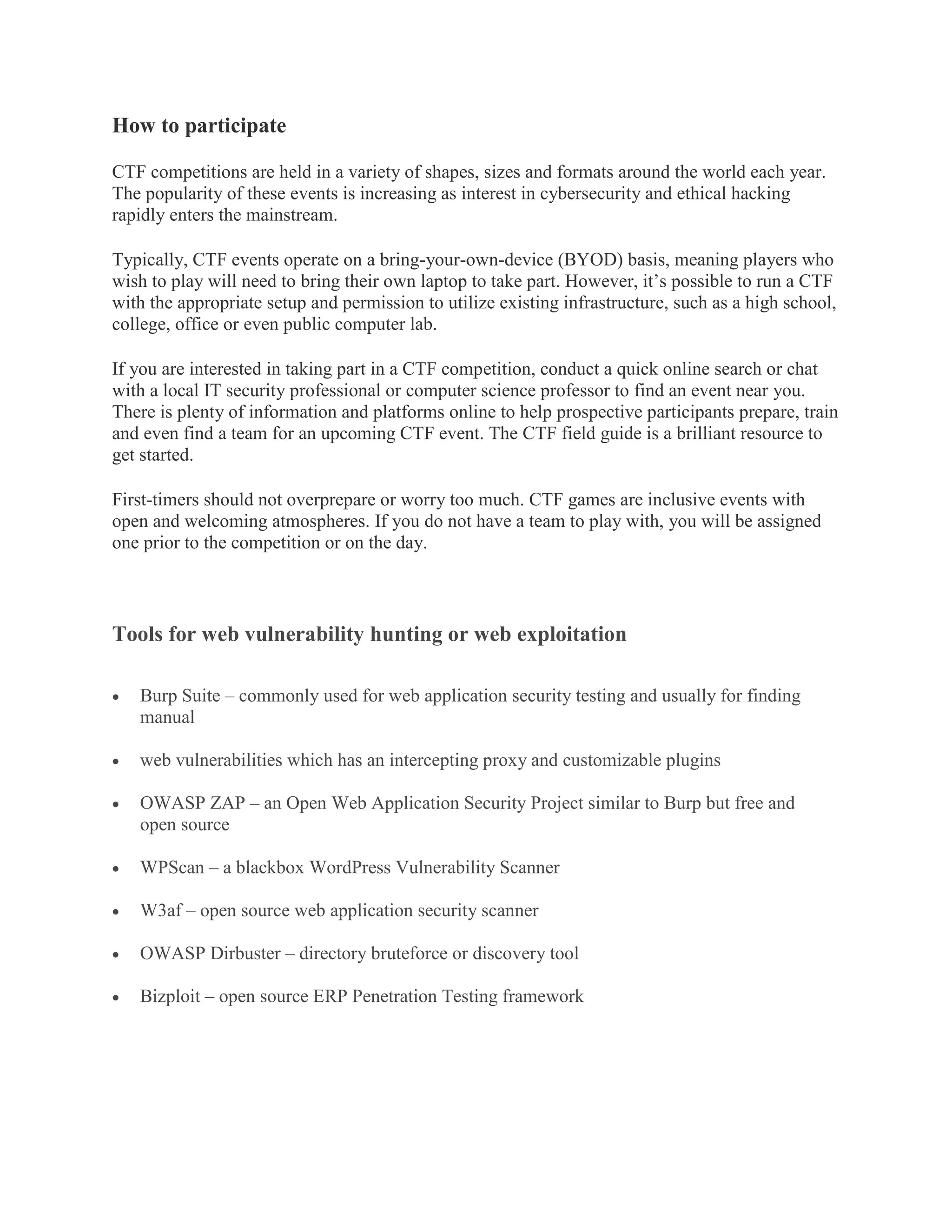 Capture the flag | PDF