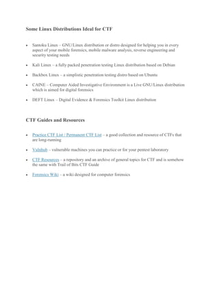 Capture the flag | PDF