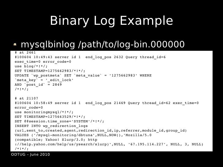 Capturing, Analyzing and Optimizing MySQL Capturing, Analyzing and Optimizing MySQL