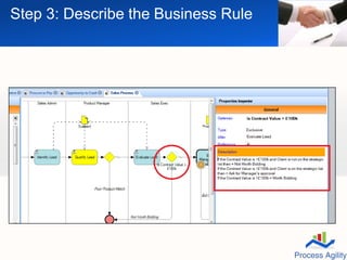 Capturing and documenting business processes and rules for agility | PPTX