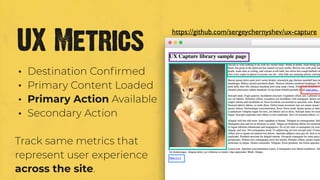 Capturing speed of user experience using user timing api | PDF