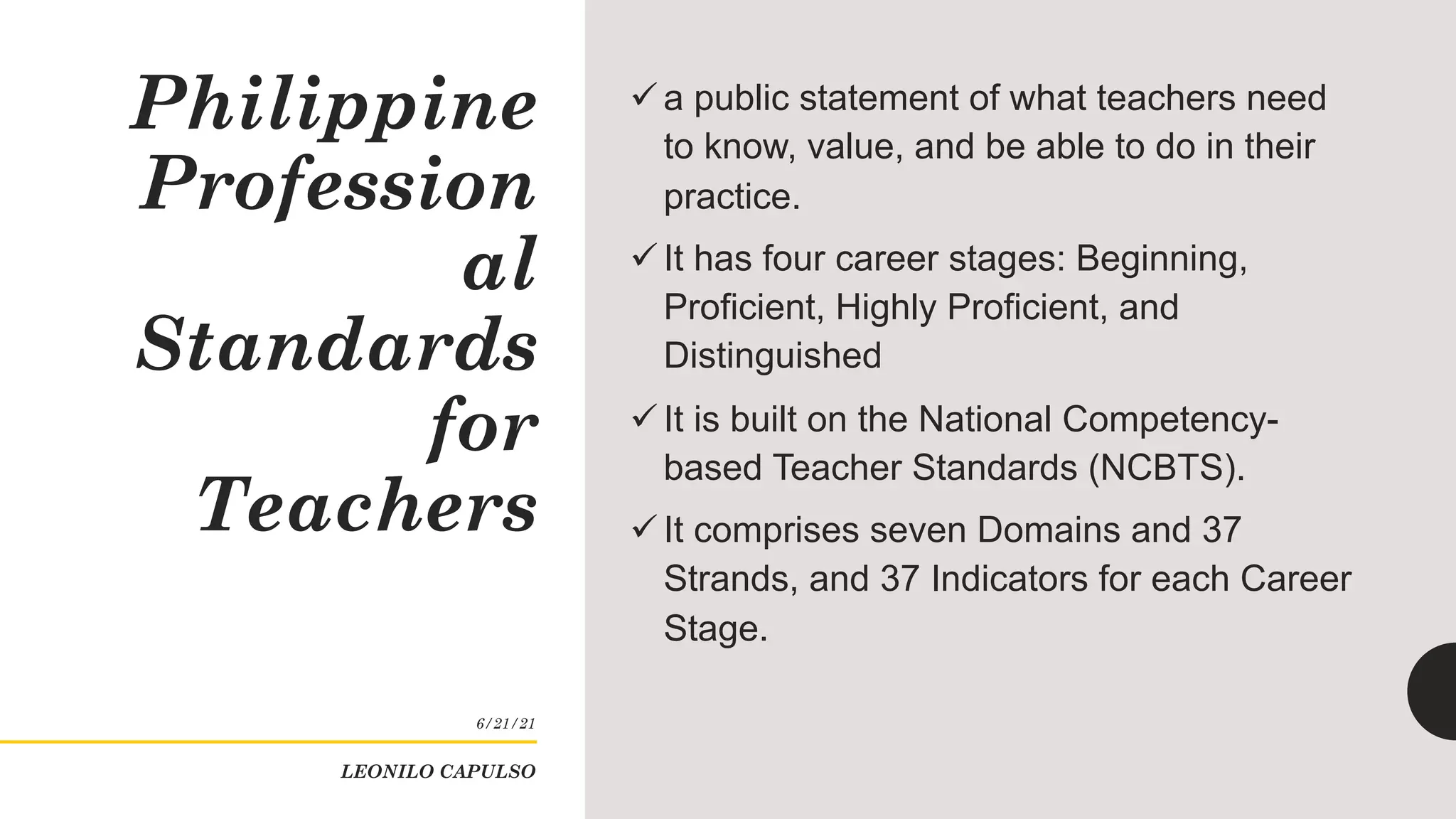 Capulso The Code of Ethics for Professional Teachers | PDF