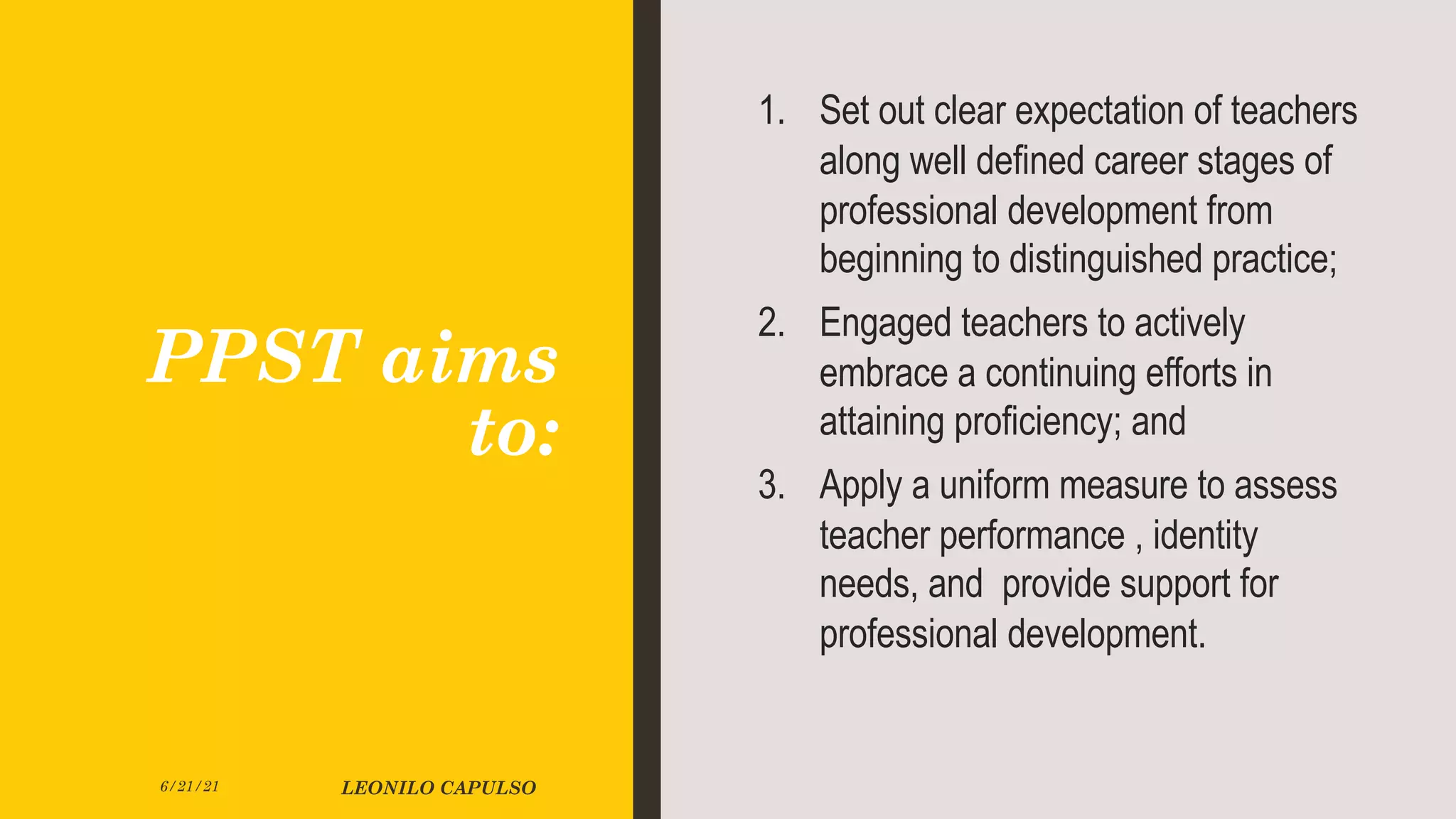 Capulso The Code of Ethics for Professional Teachers | PDF