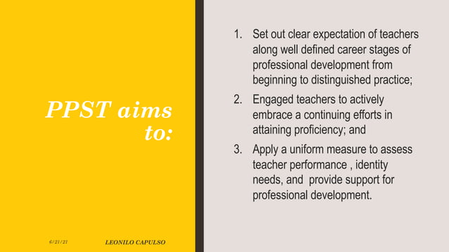 Capulso The Code of Ethics for Professional Teachers | PDF