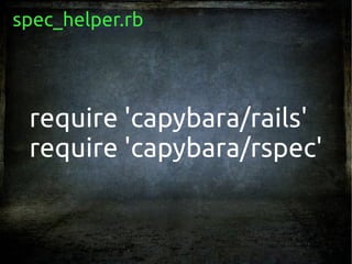 Capybara | PDF | Internet | Computing