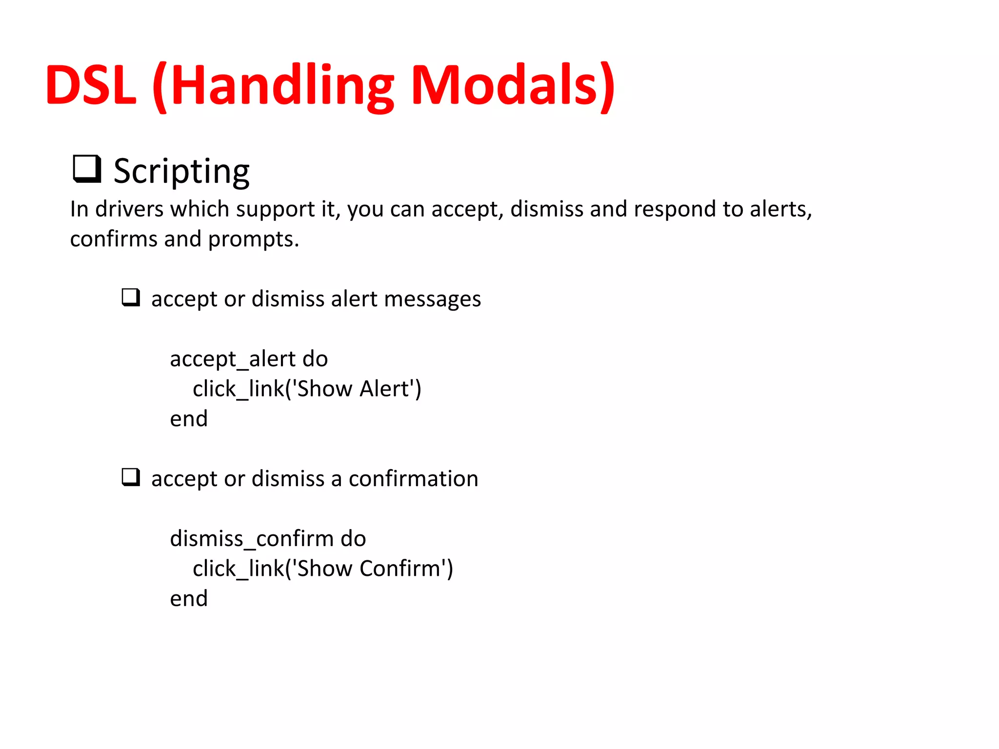 Capybara And Cucumber With Dsl Using Ruby Ppt 8382