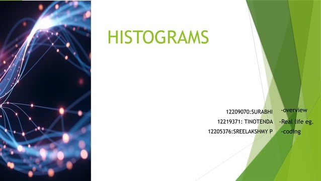 HISTOGRAM WITH PYTHON CODE with group... | PPT