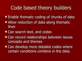 Computer Aided Qualitaitive Data Analysis Software | PPT