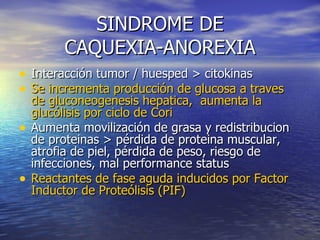 Caquexia Anorexia en Cuidados Paliativos | PPT