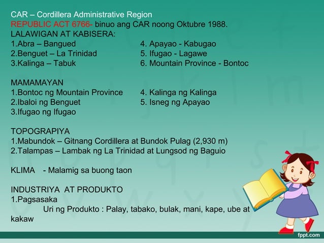 Cordillera Administrative Region (CAR) | PPT