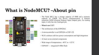 NodeMCU || Controlling and observing a robotic car with a smartphone ...