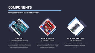 Proyecto auto-arduino usando un microcontrolador | PDF