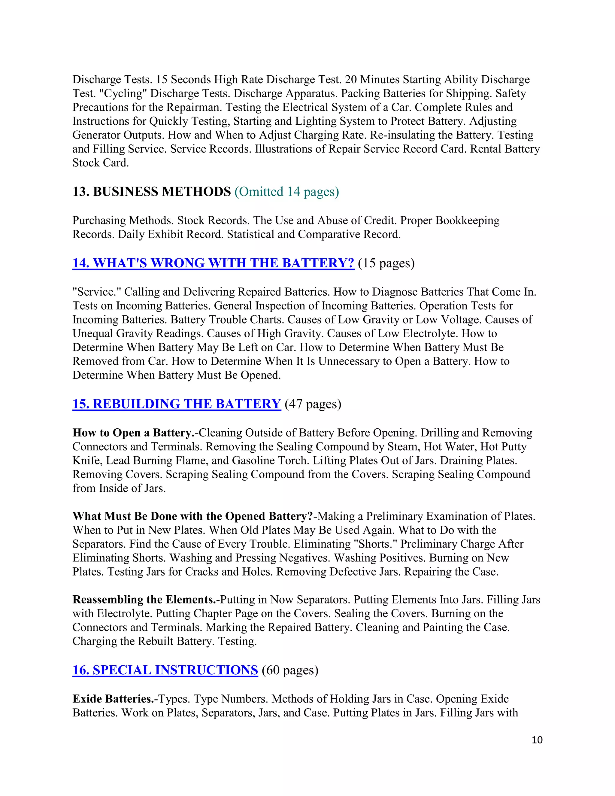 Car battery | PDF