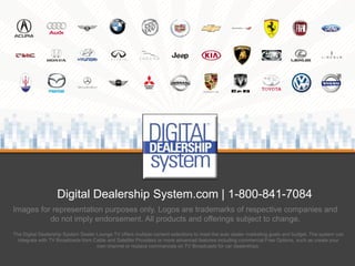 Car Dealership Lounge TV Options | PPTX