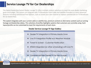 Car Dealership Lounge TV Options | PPTX