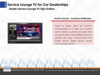 Car Dealership Lounge TV Options | PPTX