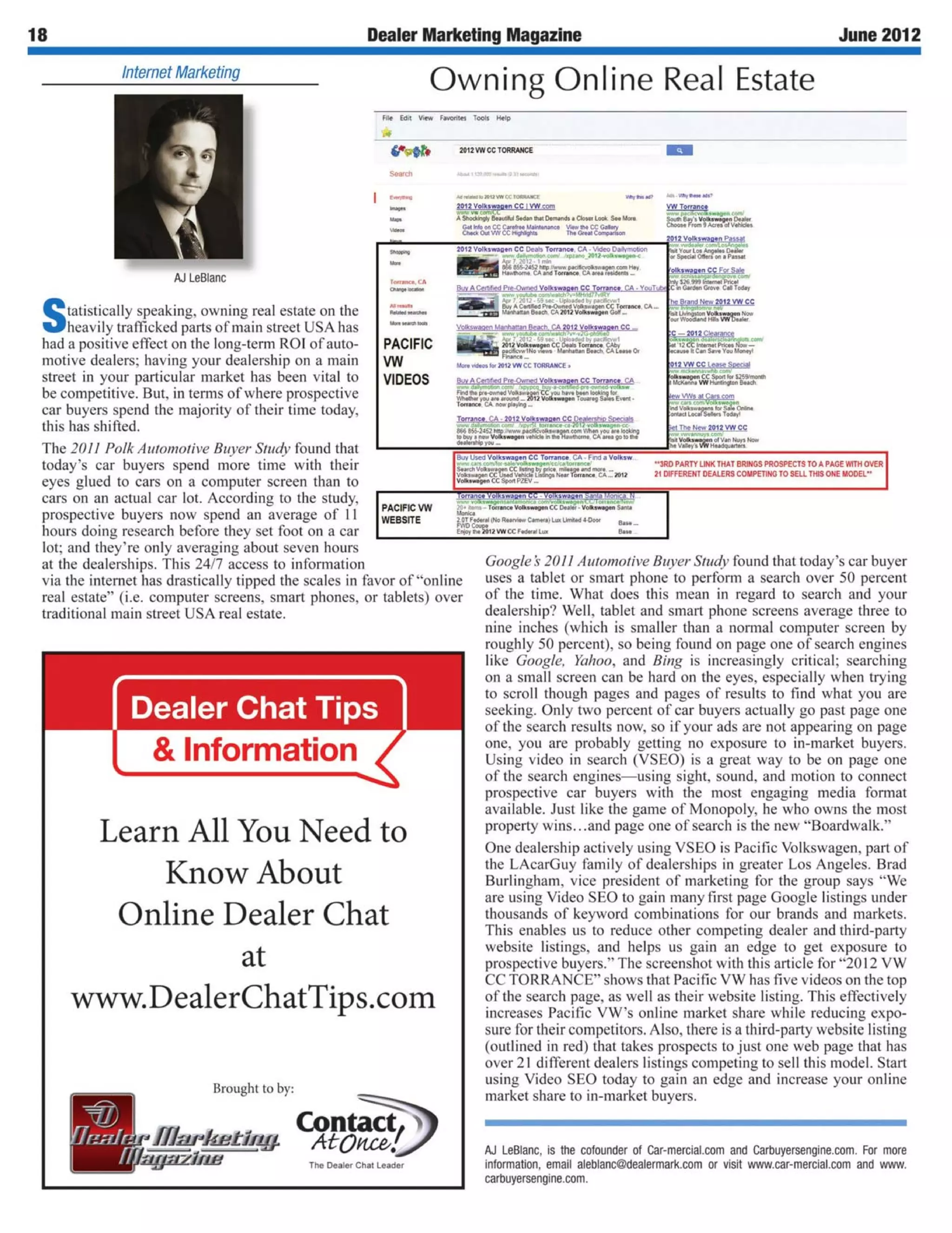 Car mercial-lacarguy vw article | PDF | Automotive Industry | Industries