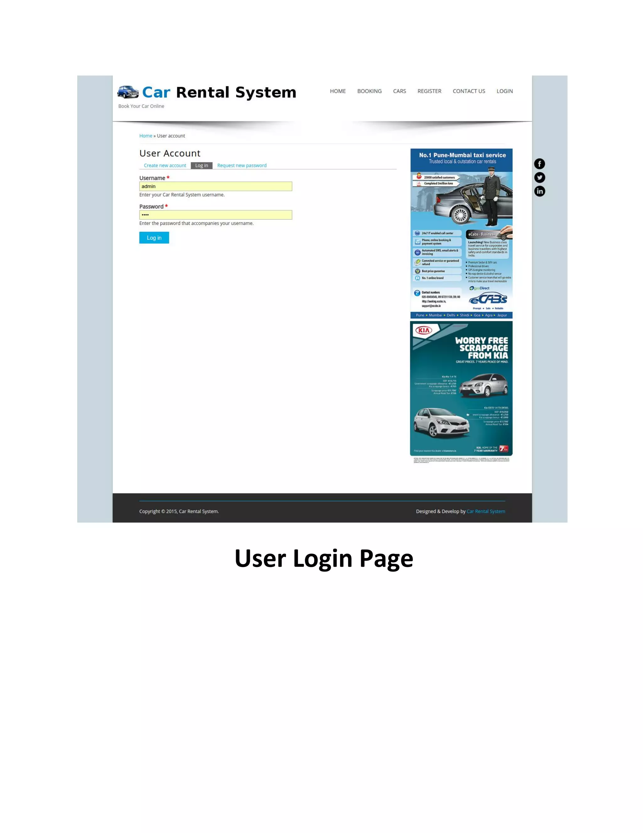 Car rental-system-project | PDF