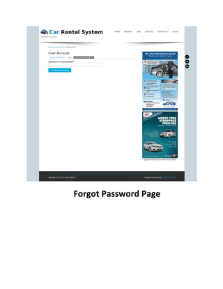Car rental-system-project | PDF
