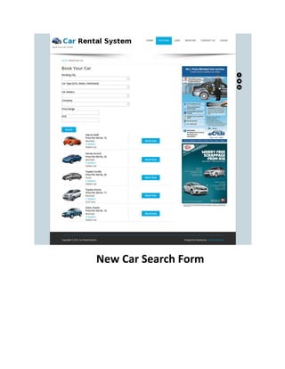Car rental-system-project | PDF